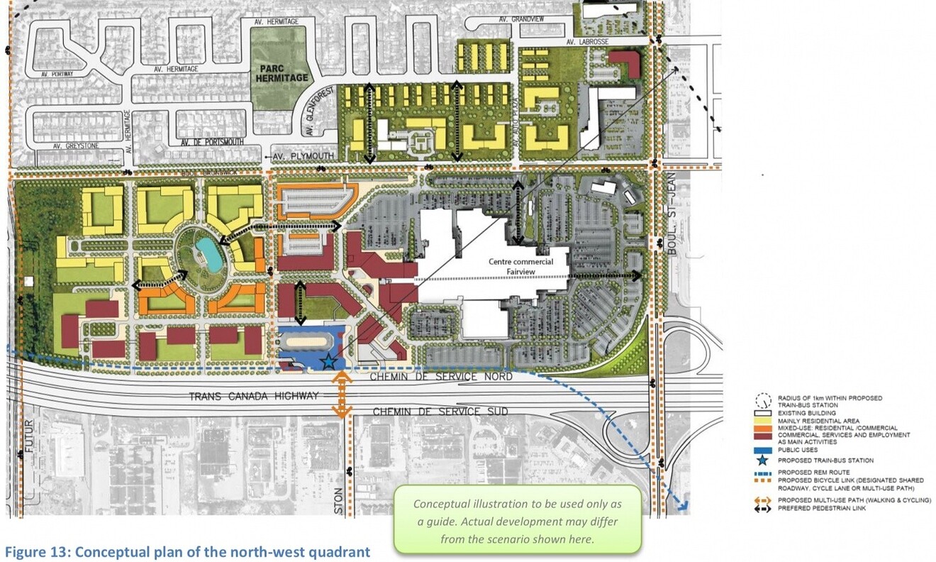 Station Fairview-Pointe-Claire - Réseau express métropolitain - Agora ...