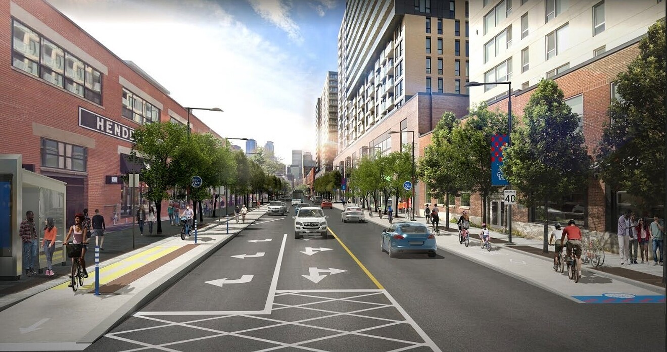 Réaménagement de la rue Peel - REV Axe 4 - Voirie et infrastructures ...