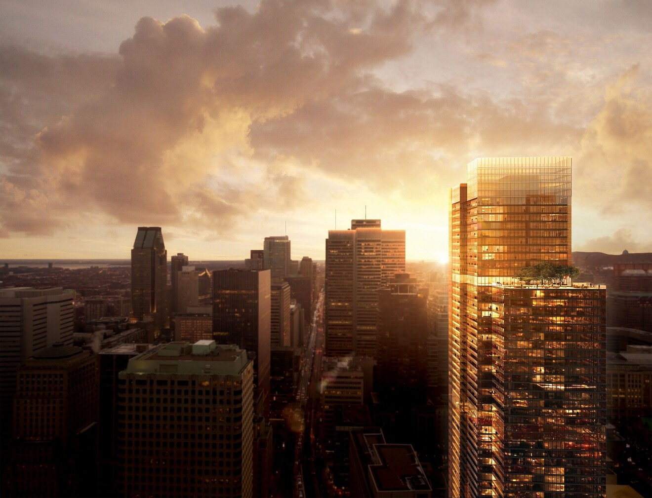 1 Square Phillips - 14, 21, 61 étages - Projets en construction - Agora ...