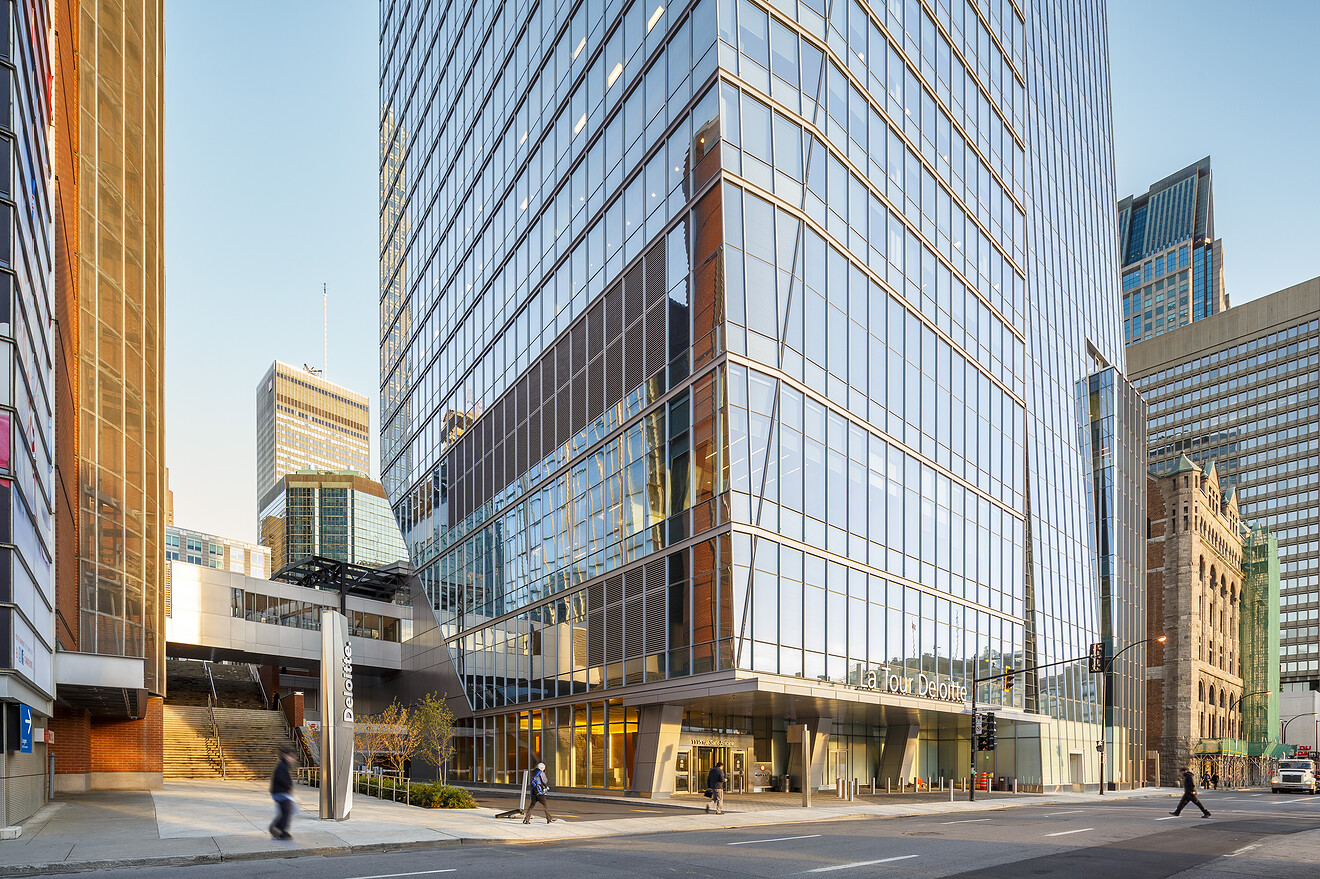 Tour Deloitte - 26 étages (2015) - Projets terminés - Agora Montréal