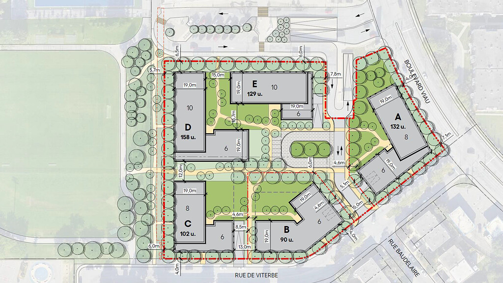 Place Viau (phase 2) - 6 à 10 étages - Projets en planification - Agora ...