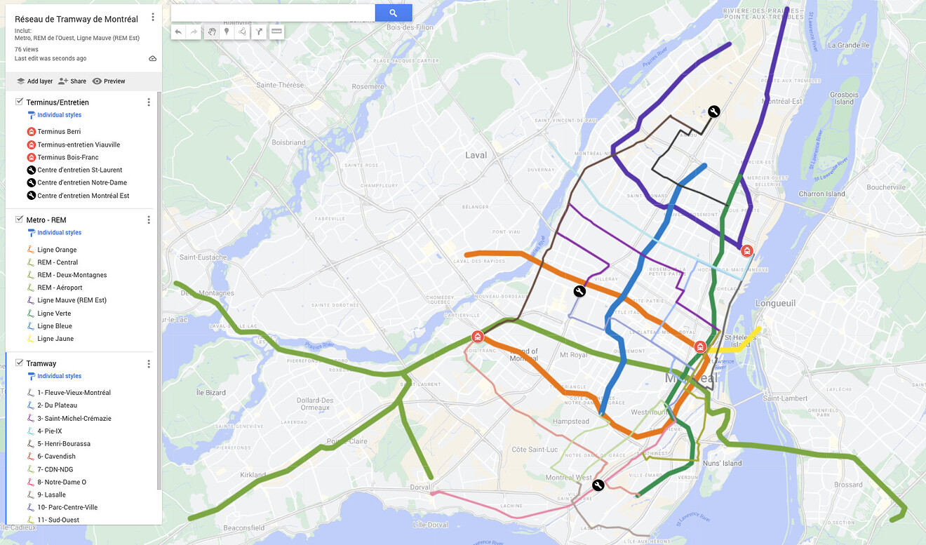 Vision - Réseau de tramway de Montréal - Transport en commun - Agora ...