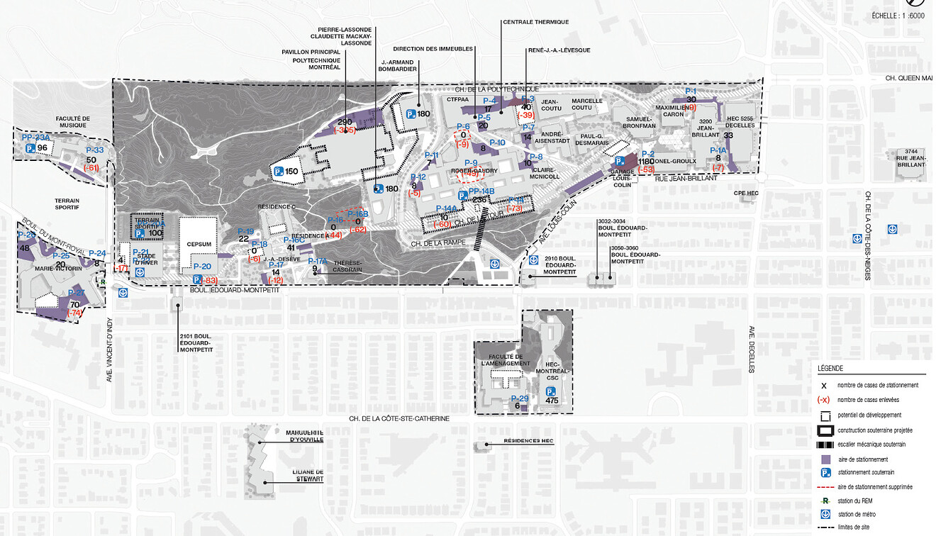 Plan directeur d'aménagement du campus de la montagne (UdeM ...