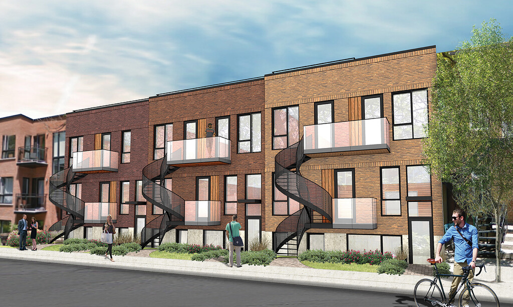 Condos Exur Garnier - 3*2 étages (2017) - Projets terminés - Agora Montréal