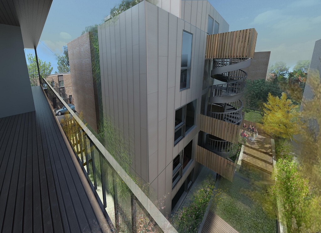 1109 rue Laprairie - 3 étages (2024) - Projets terminés - Agora Montréal