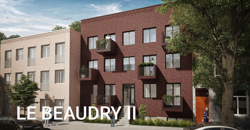 Le Beaudry II - 2*3 étages (2020) - Projets terminés - Agora Montréal