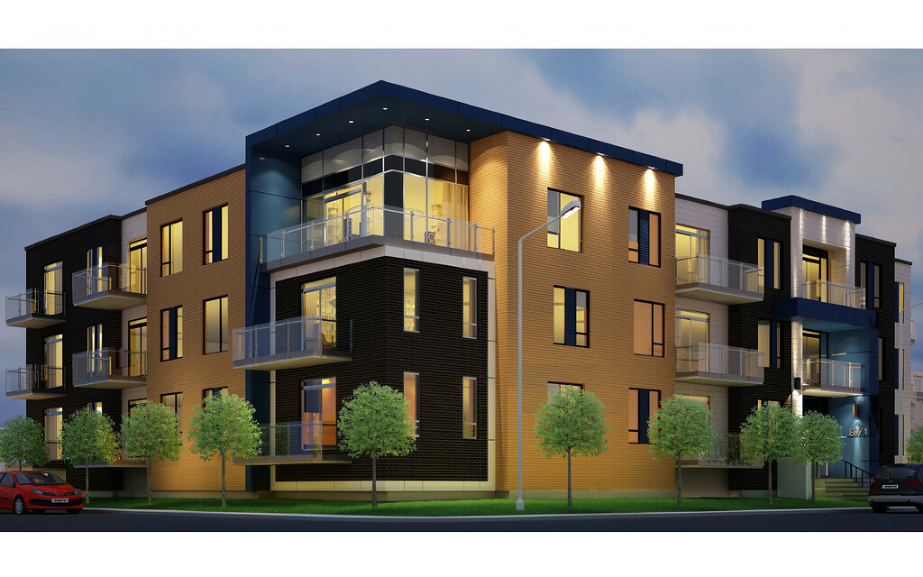 Le Riverside - 3 étages (2020) - Projets terminés - Agora Montréal