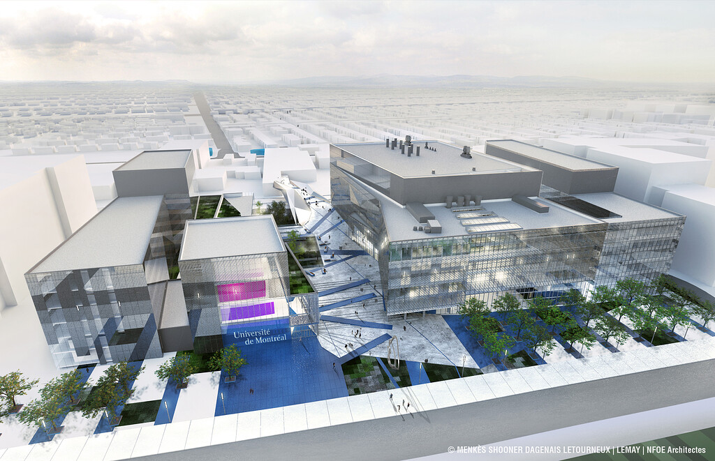 Complexe des sciences (UdeM) - 4 à 6 étages (2019) - Projets terminés ...