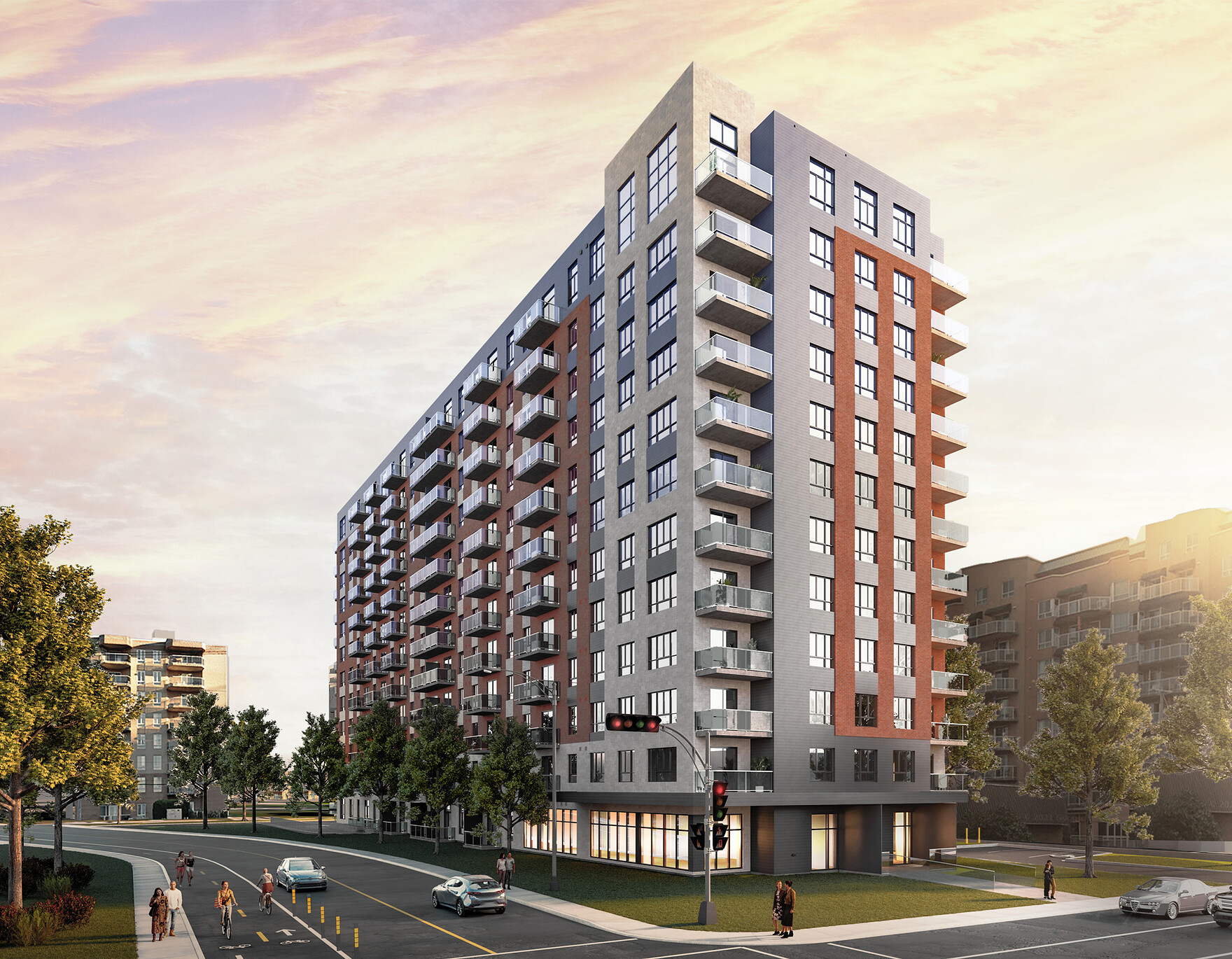 Le Novelia - 12 étages (2023) - Projets terminés - Agora Montréal