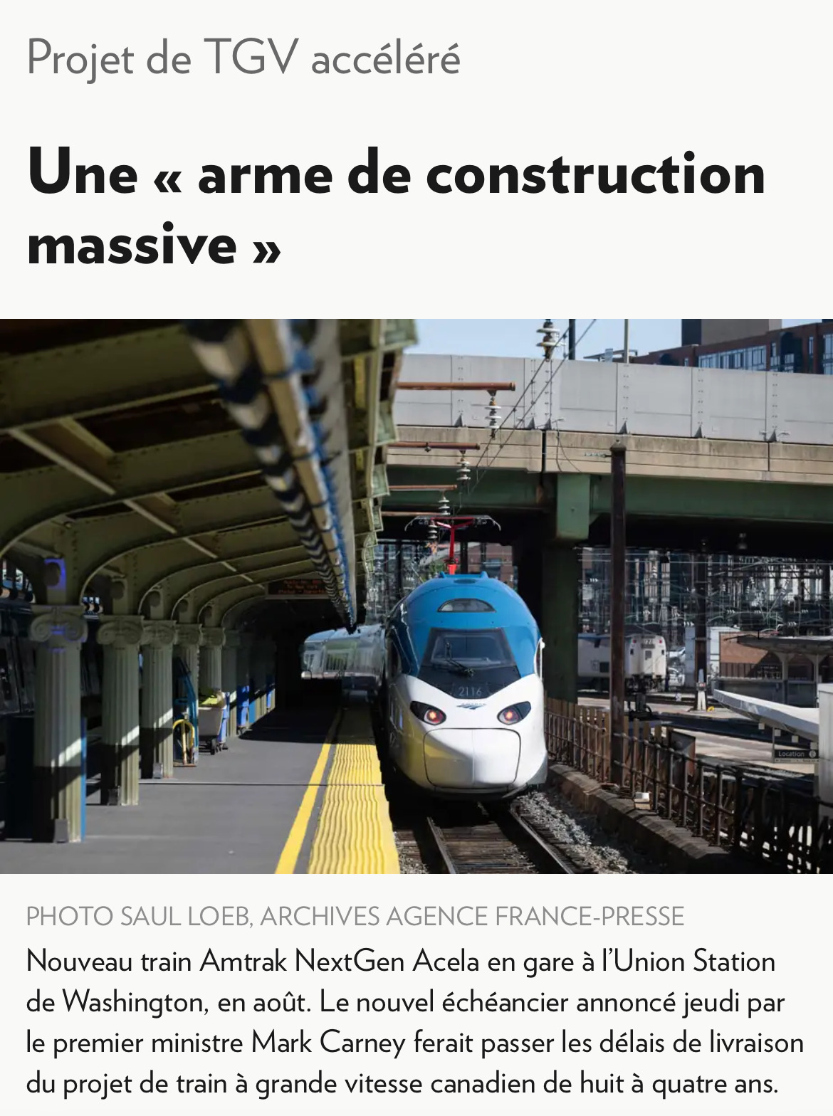 Alto (TGV Québec-Toronto) - Page 88 - Transport en commun - Agora Montréal